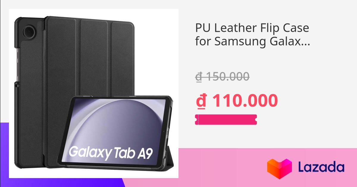 Lật bằng da PU trường hợp đối với Samsung Galaxy Tab A9 SM-X115 x110 ...