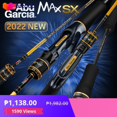 Abu Garcia [genuine product] 2022 New style MAX SX® Fishing Rod&reel set length:1.52M/1.68M/1 ...