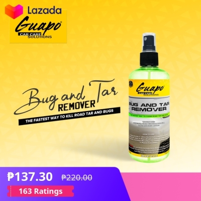 Guapo Car Care Solutions Bug and Tar Remover / Asphalt Remover / Road ...