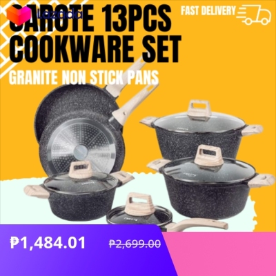 CAROTE Cookware set Carote Non Stick Granite Stone kitchen cookware set ...