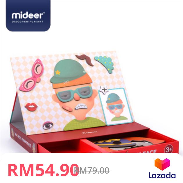 MiDeer Magnetic Board Education Puzzle 4 Design Available toys education