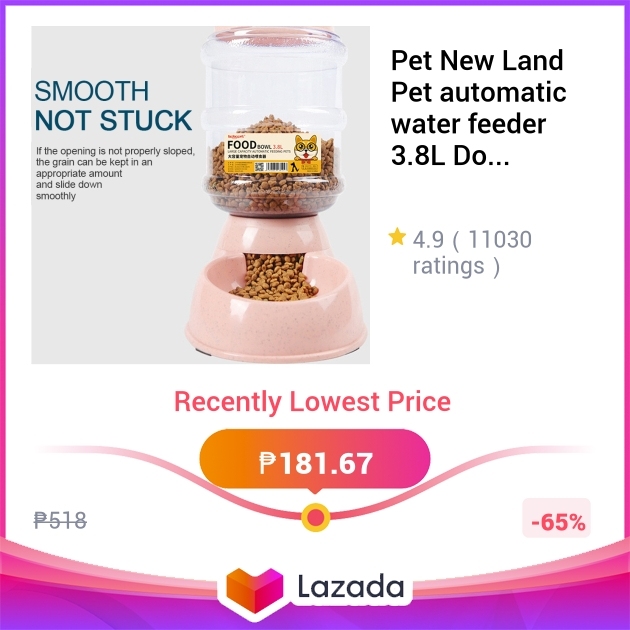 Pet New Land Pet automatic water feeder 3.8L Dog cat large capacity feeder pet supplies