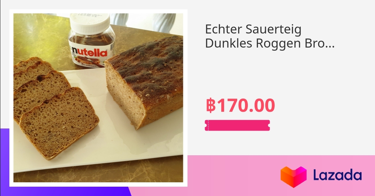 Echter Sauerteig Dunkles Roggen Brot 400 Gramm / Real Sourdough Dark ...