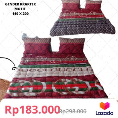 KASUR GENDER MOTIP & RASPUR BULU, BISA COD FROMO ONGKIR