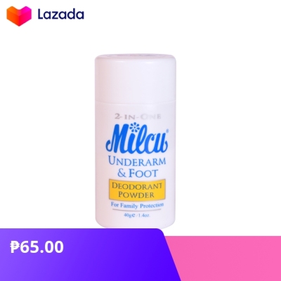 Milcu Underarm & Foot Deodorant Powder 40G