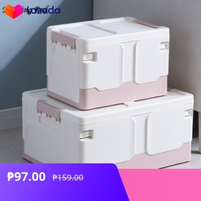 Foldable waterproof Storage Box 25L and 40L Clothing Storage Bin Office ...