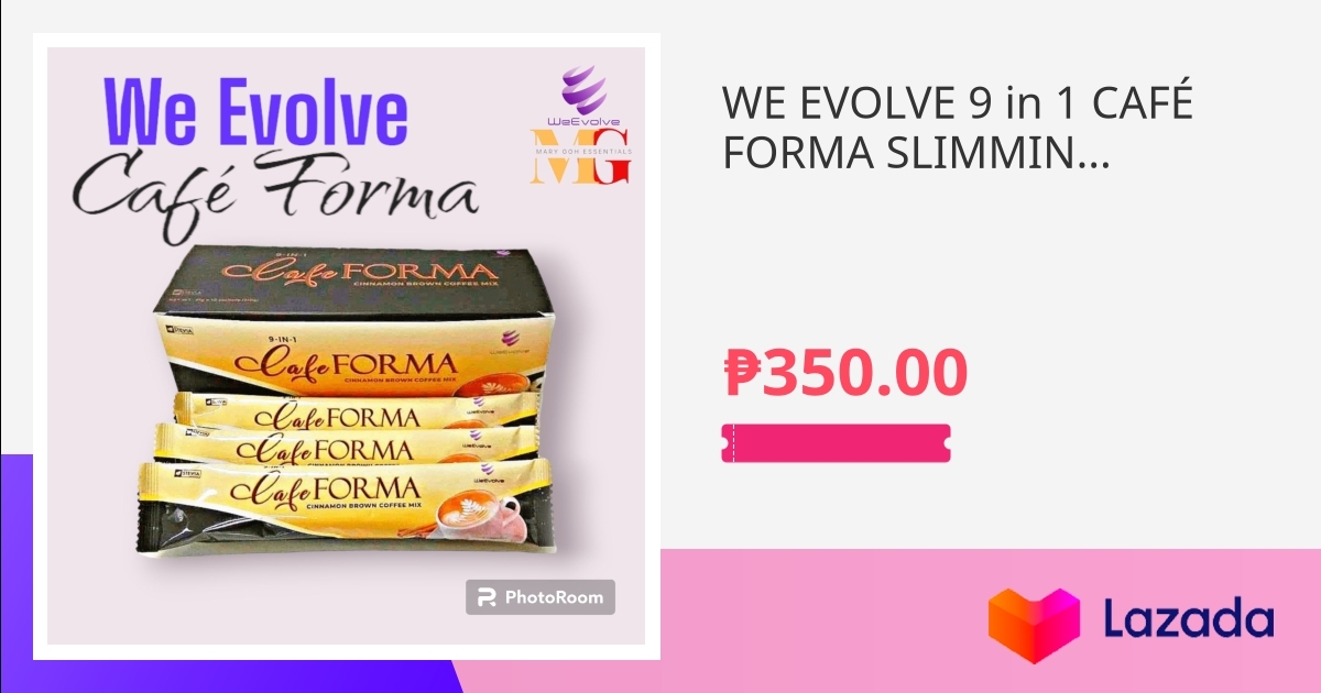 WE EVOLVE 9 in 1 CAFÉ FORMA SLIMMING COFFEE [10sachets]