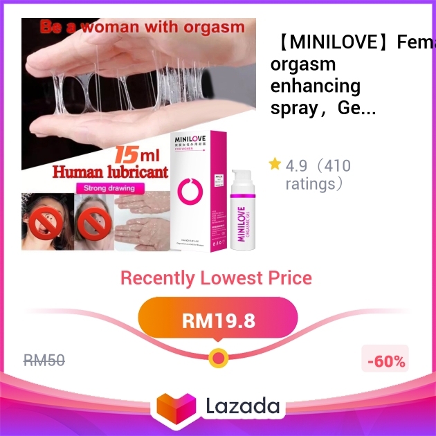 【MINILOVE】Female orgasm enhancing spray，Gel Stimulasi Orgasmik，Untuk ...