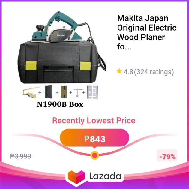 Makita Japan Original Electric Wood Planer for Woodworking 800W Planer ...