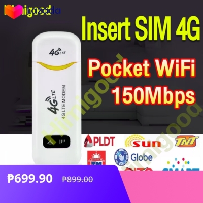 4G SIM WiFi Router Pocket wifi SMART GLOBE SIM dongle Mobile Portable ...