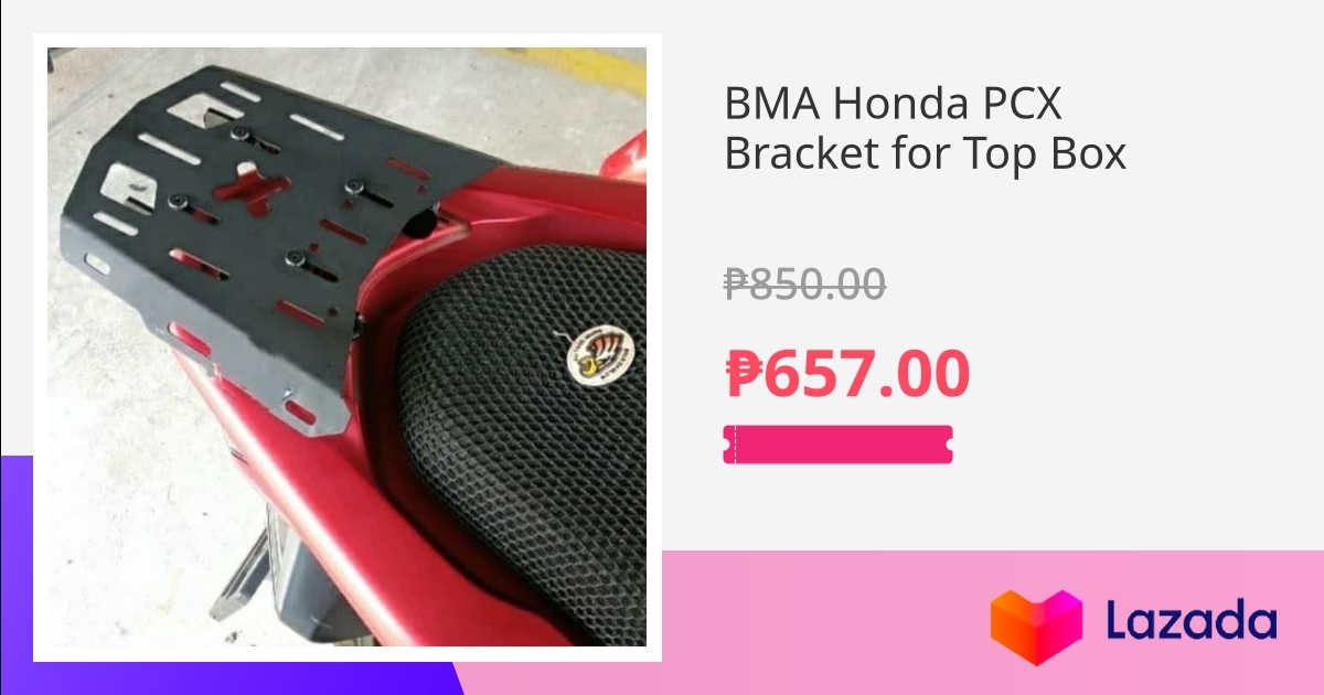 BMA Honda PCX Bracket for Top Box
