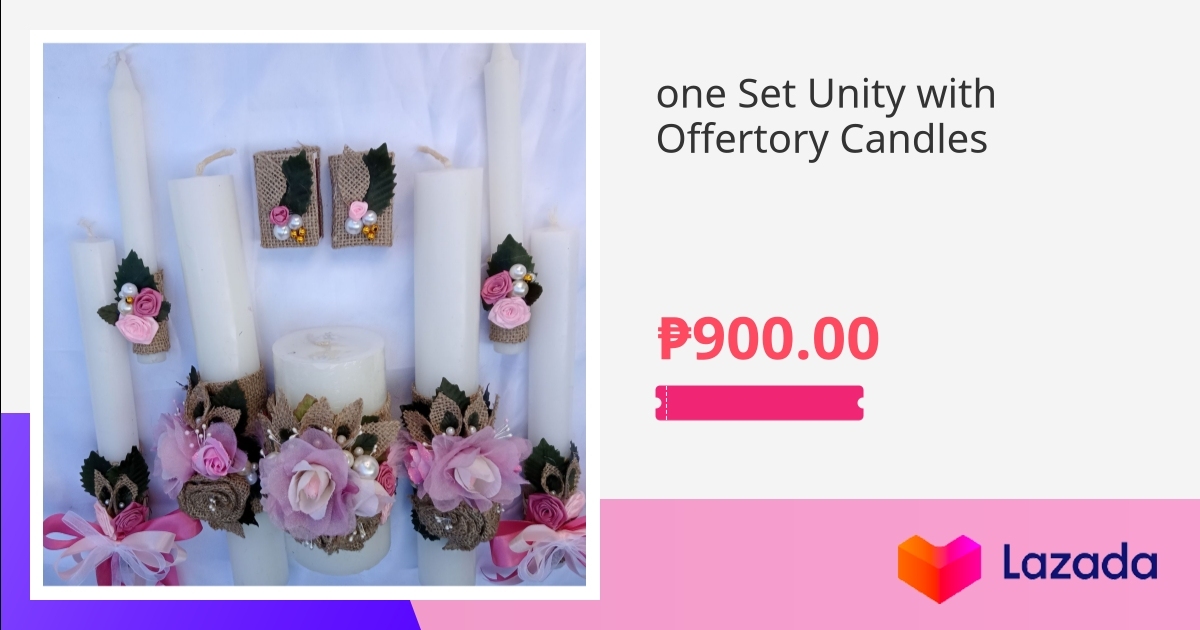 one Set Unity with Offertory Candles