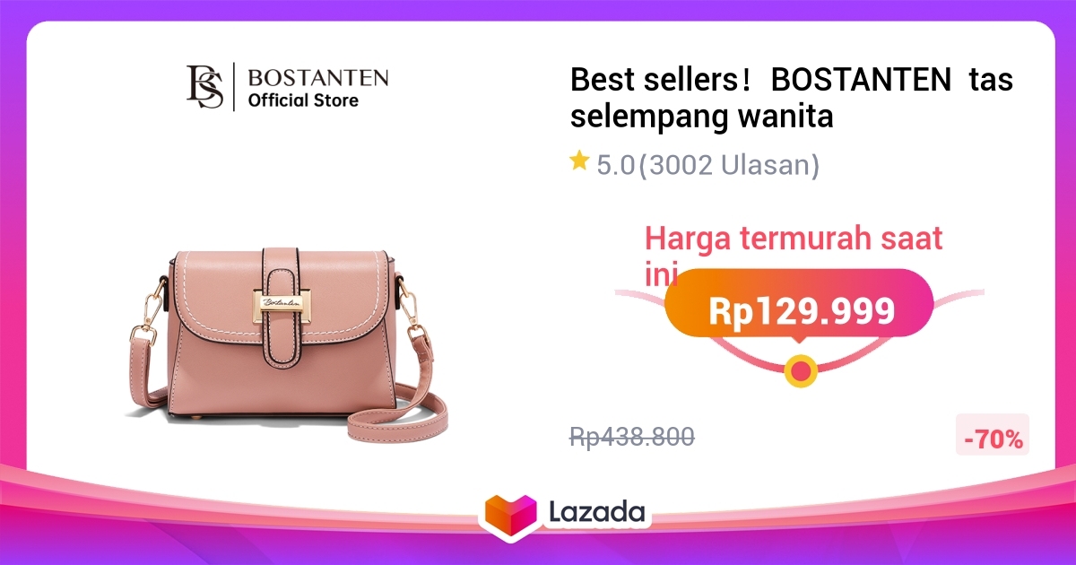 Best sellers！BOSTANTEN tas selempang wanita