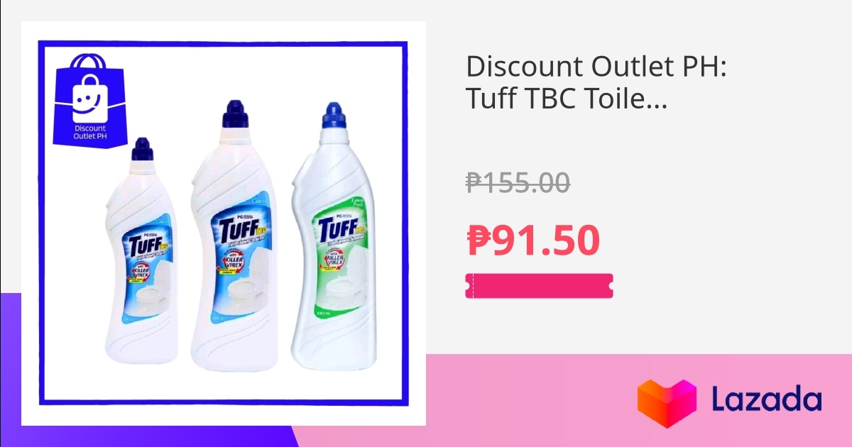Discount Outlet PH: Tuff TBC Toilet Bowl Cleanser Classic 500ml ...