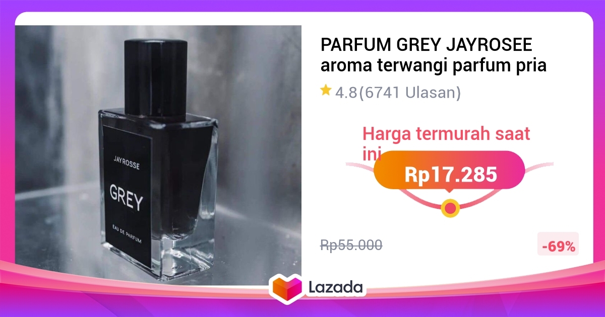 PARFUM GREY JAYROSEE aroma terwangi parfum pria