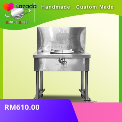 Stainless Steel Kitchen One Burner/Handmade Stainless Steel Dapur Masak ...
