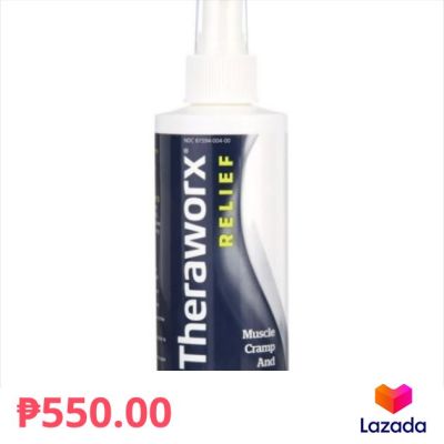 Theraworx Relief Fast Acting Spray for Leg Cramps, Foot Cramps and ...