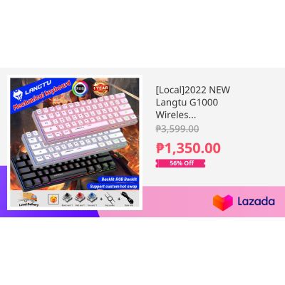 [Local]2022 NEW Langtu G1000 Wireless Mechanical Keyboard Support Hot ...