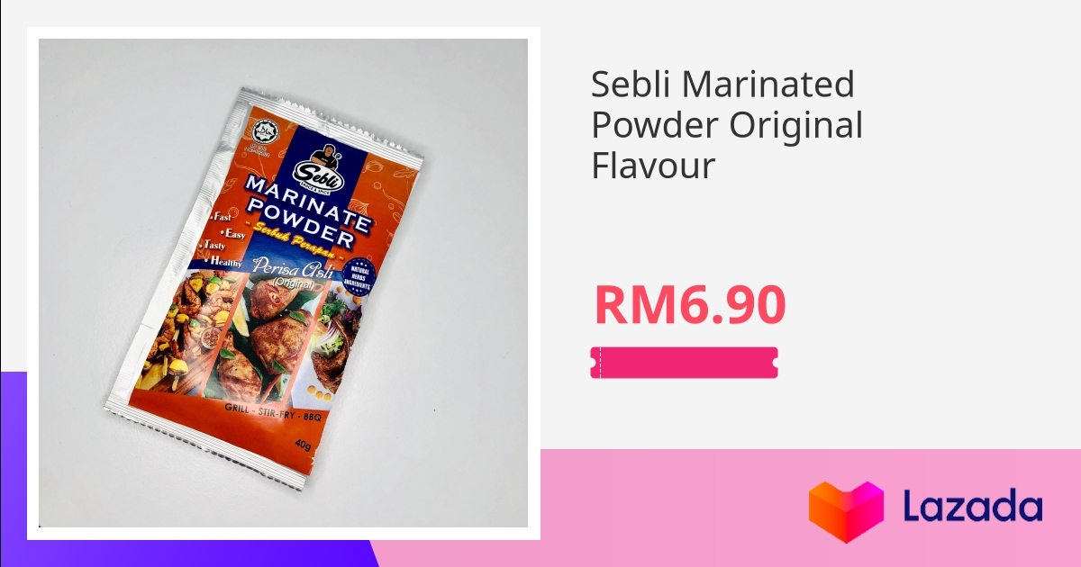Sebli Marinated Powder Original Flavour