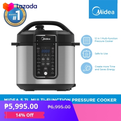 Midea 12-in-1 InnerChef 5.7L Multi-Cooker with Pressure Cooker Function - MY-CS6037WP2