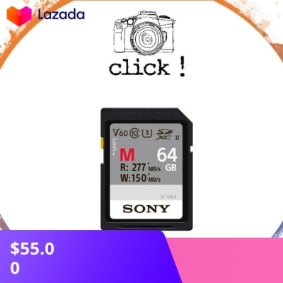 Sony 64GB / SF-M64 M Series UHS-II SDXC Memory Card (U3)