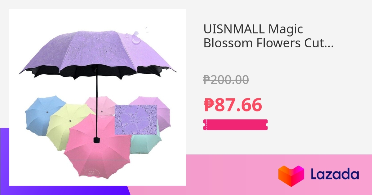 UISNMALL Magic Blossom Flowers Cute Umbrella with UV protection #U01