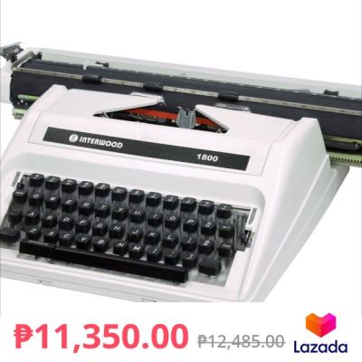Interwood Semi Standard 18" Manual Typewriter