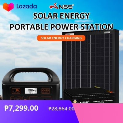 Nss 3 in 1 portable power station with solar panel & solar battery fast ...