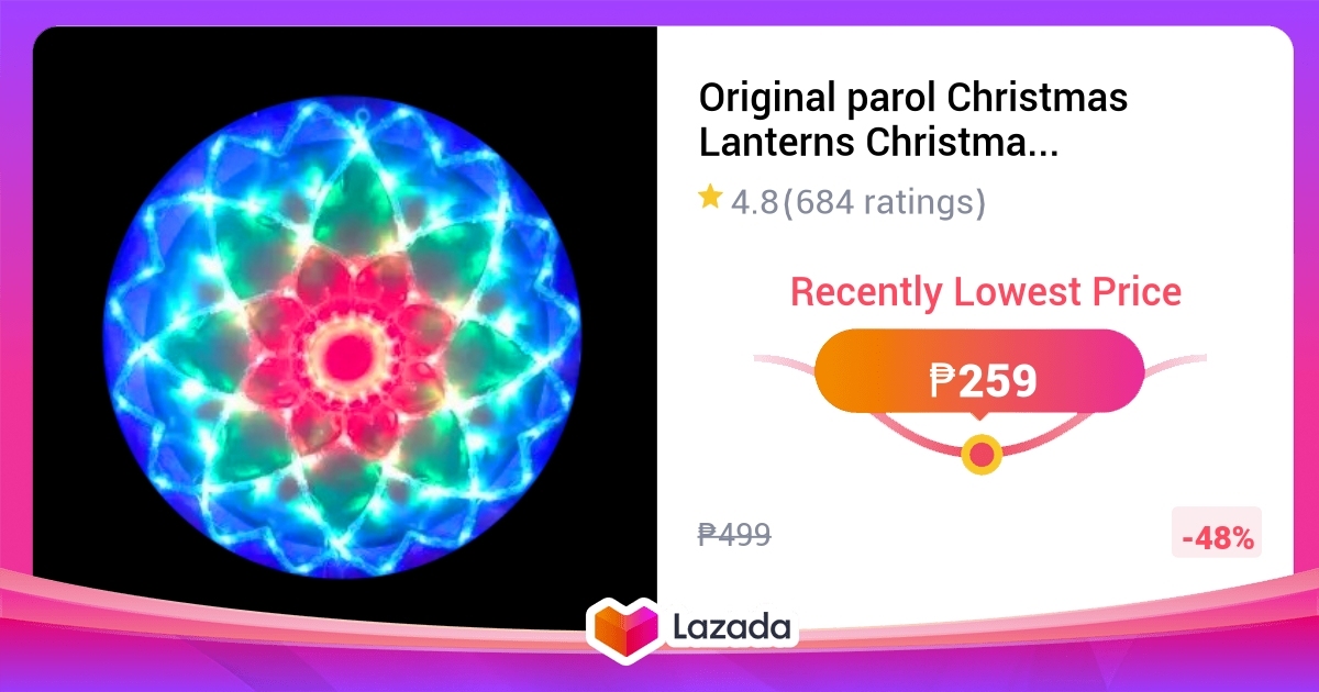 Original parol Christmas Lanterns Christmas lights Decoration Christmas ...