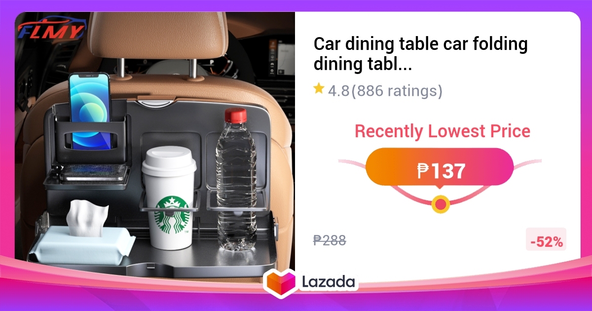 Car dining table car folding dining table universal rear seat rack ...
