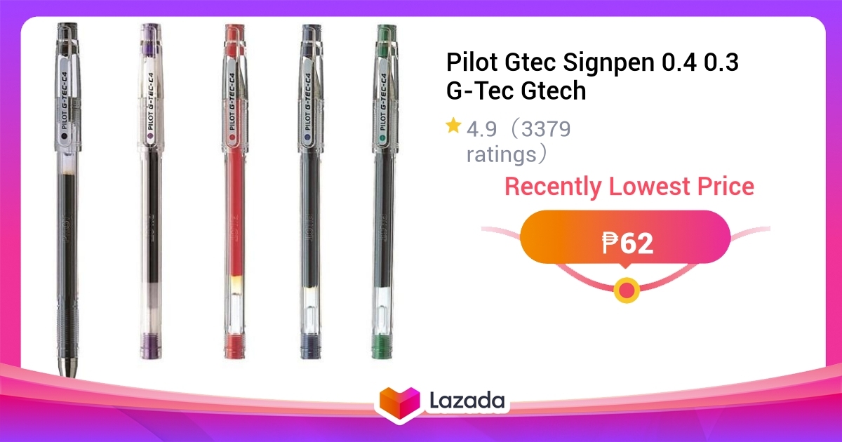 Pilot Gtec Signpen 0.4 0.3 G-Tec Gtech