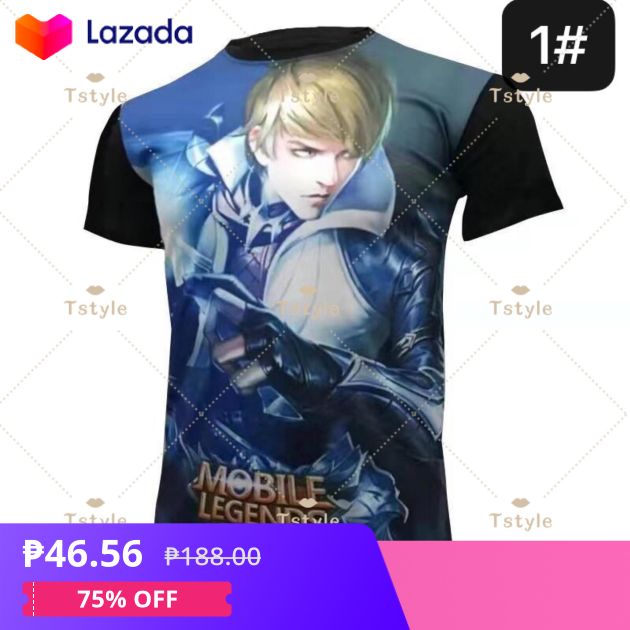 Tstyle cod 10 design Full Body Print High Quality Print T-shirt A252