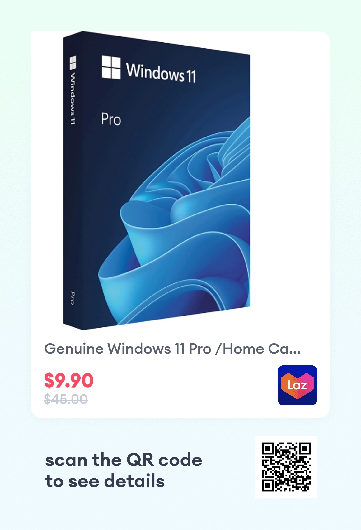 Genuine Windows 11 Pro /Home Can Update All the time Lifetime Operating ...