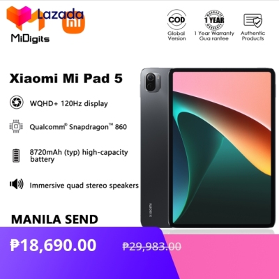 Xiaomi Mi Pad 5 11'' WQHD+ 120Hz Display Snapdragon 860 4 Stereo ...