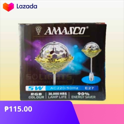 Amasco Dj stage Lighting RGB Crystal LED Magic ball light