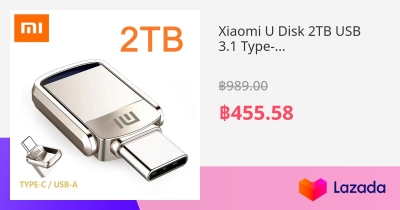 Xiaomi U Disk 2TB USB 3.1 Type-C อินเตอร์เฟซโทรศัพท์มือถือคอมพิวเตอร์ ...