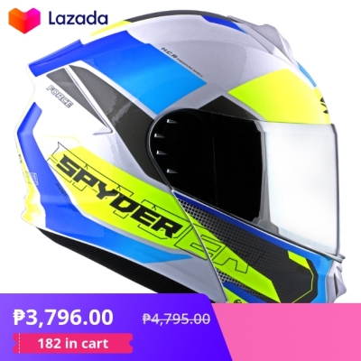 Spyder Modular Helmet with Dual Visor FORCE GD Series 1 (FREE CLEAR VISOR)