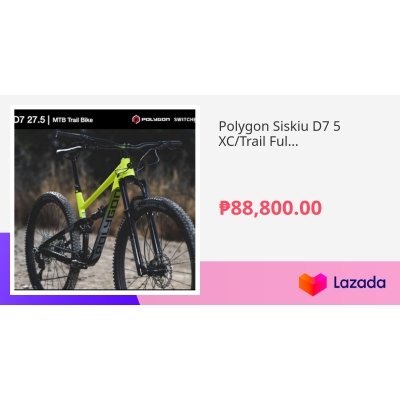 Polygon Siskiu D7 5 XC/Trail Full Suspension Mountain Bike (100% original)