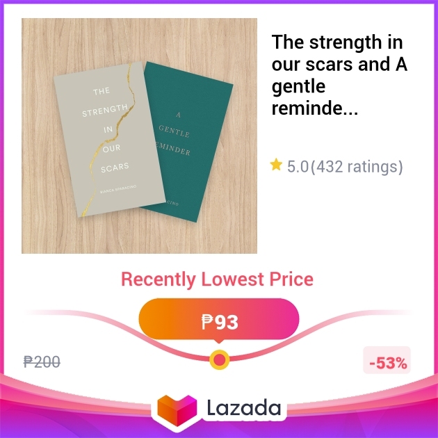 The strength in our scars and A gentle reminder English books Healing ...