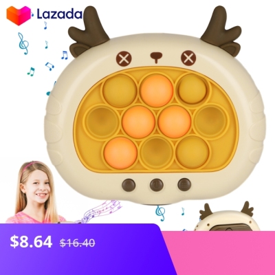 Pop Game Sensory Fidget Toys, Light Up Pattern Popping Handheld Game ...