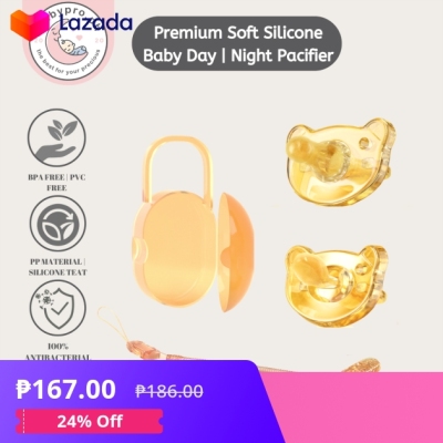 Babyproph Premium Nano Brown Newborn Baby Pacifiers Day and Night