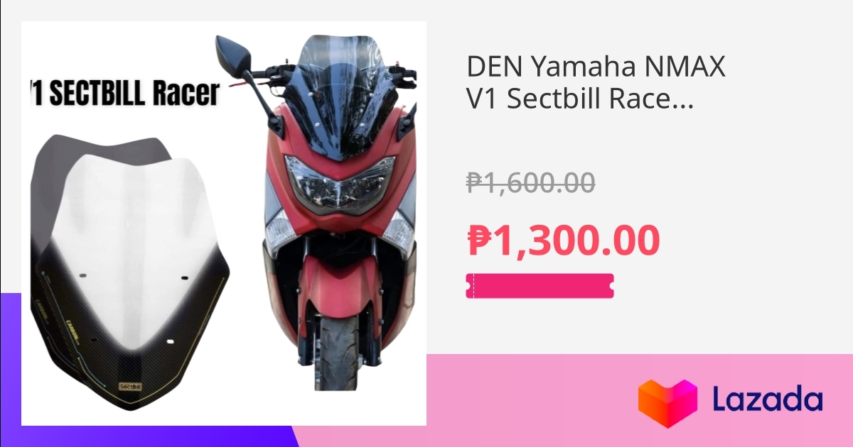 DEN Yamaha NMAX V1 Sectbill Racer Windshield