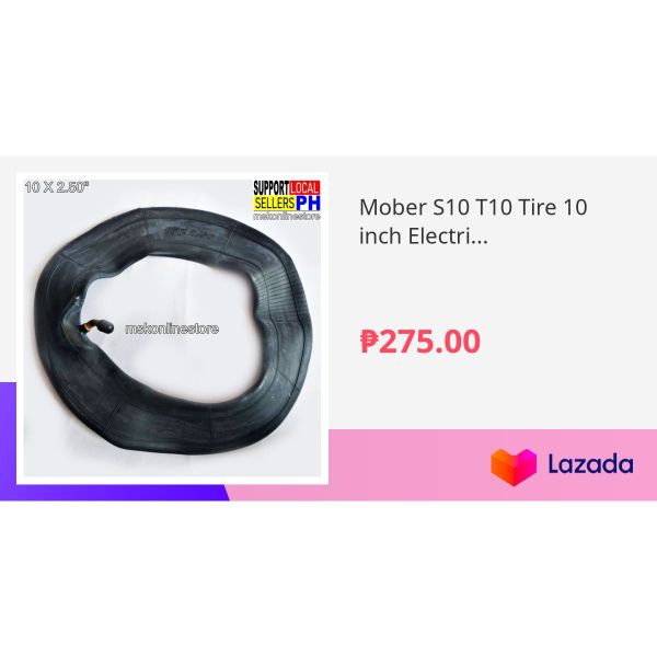 Mober S10 T10 Tire 10 inch Electric Scooter 10x2.50 and 10x3.0 (255x80 ...