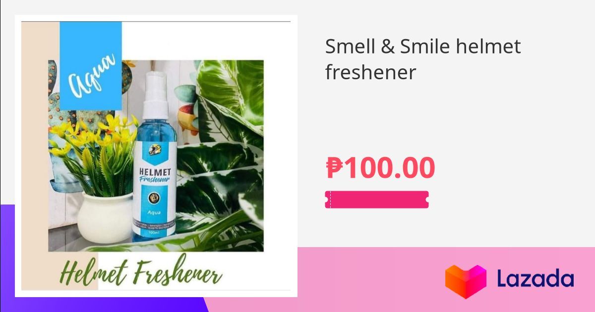 Smell & Smile helmet freshener
