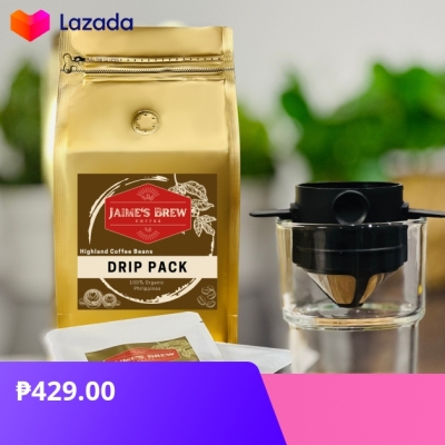 Jaime’s Brew Coffee Drip packs Coffee Beans - Philippine Coffee Arabica ...