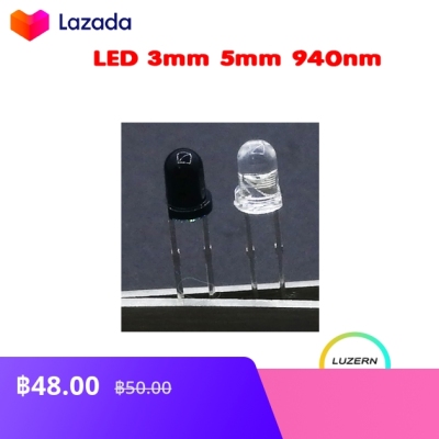 LED 3mm 5mm 940nm IR Infrared Emitting & Receiving Diode Round Tube ...