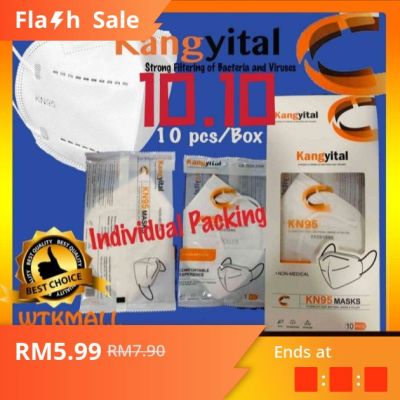KN95 MASK 5 LAYERS PROTECTION KangYiTal 【1Box 10 Pcs】KN95 FACE MASK ...