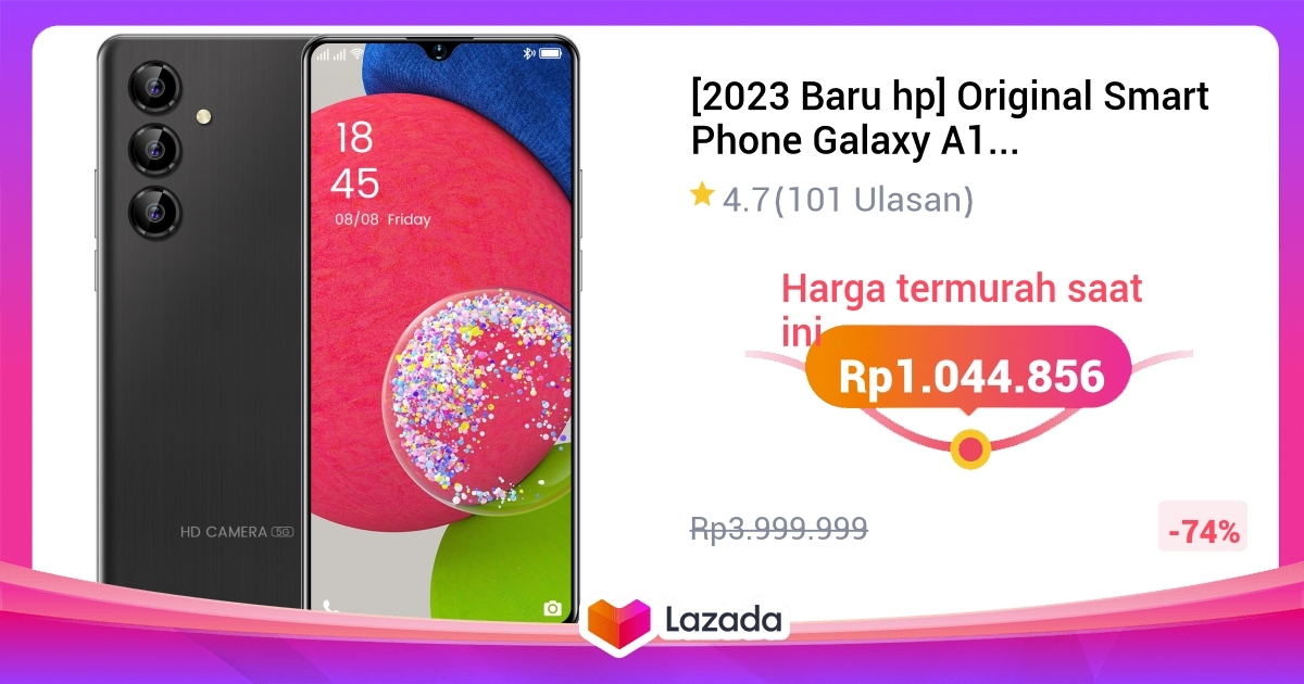 [2023 Baru hp] Original Smart Phone Galaxy A14 Ultra 5G RAM 16/512 GB ...