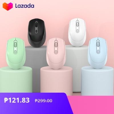 FIREWOLF Mice Wireless Mouse 2.4GHz USB Optical Mouse M107 (battery not ...