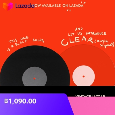 Turntable Acrylic Slip Mat แผ่นรองเล่นแผ่นเสียงอะคริลิคหนา 3 มม. แถมฟรี ...